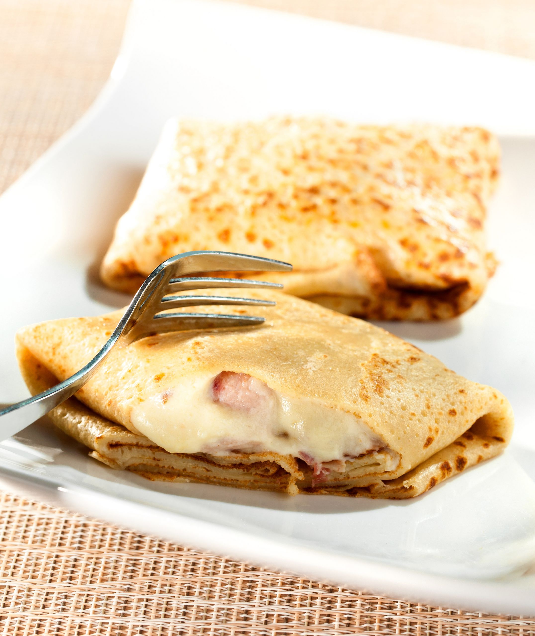 Crêpes au jambon et au Comté - Comté
