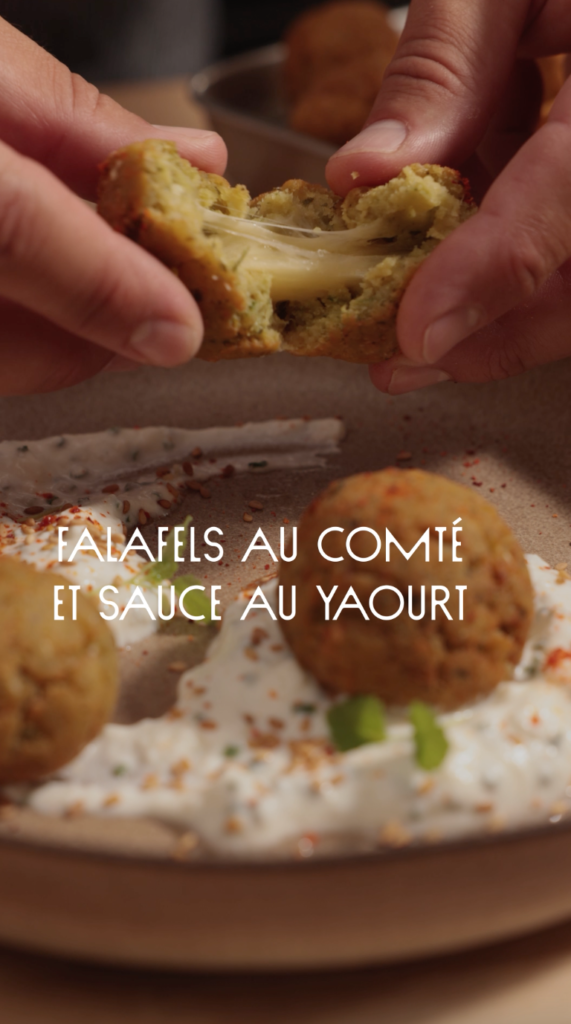 Falafels au Comté et sauce au yaourt - Comté