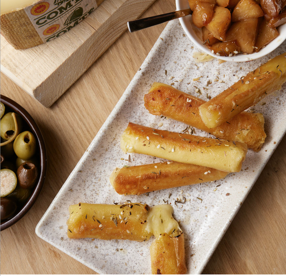 Nems de Comté et chutney de pommes - Comté